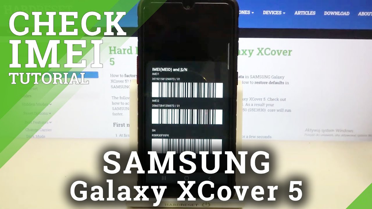How To Check IMEI And Serial Number In SAMSUNG Galaxy XCover 5 Find how-to-check-imei-and-serial-number-in-samsung-galaxy-xcover-5-find