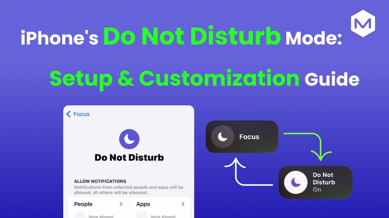 Iphones Do Not Disturb Mode Setup And Customization Guide Youtube