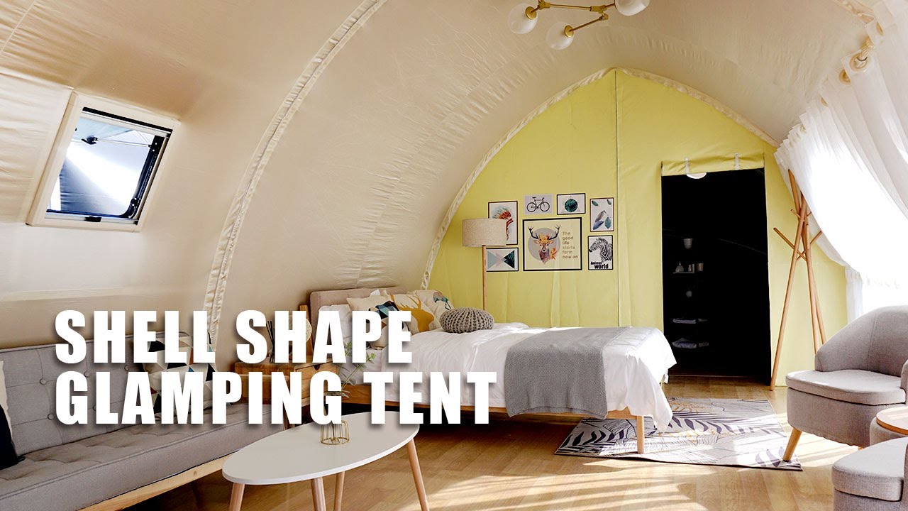 Introduction of Shell Shape Glamping Tent Manufactured By Moxuanju ...