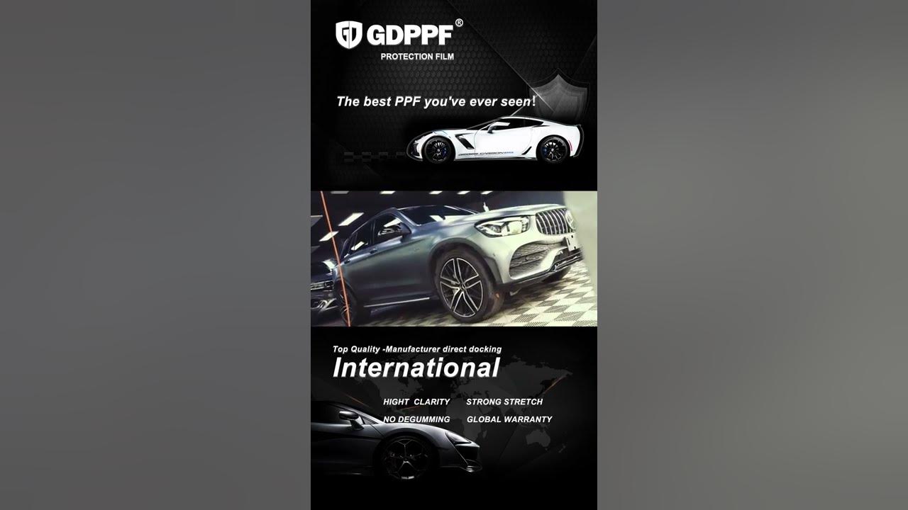 Mercedes Benz GLC protected by GDPPF matte Paint Protection film - YouTube