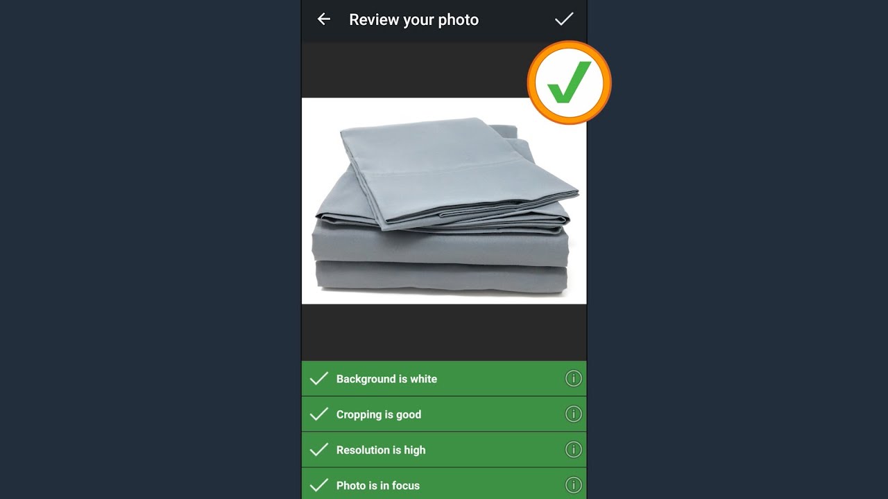 How To Optimize Photo Results Using The Amazon Seller App - YouTube