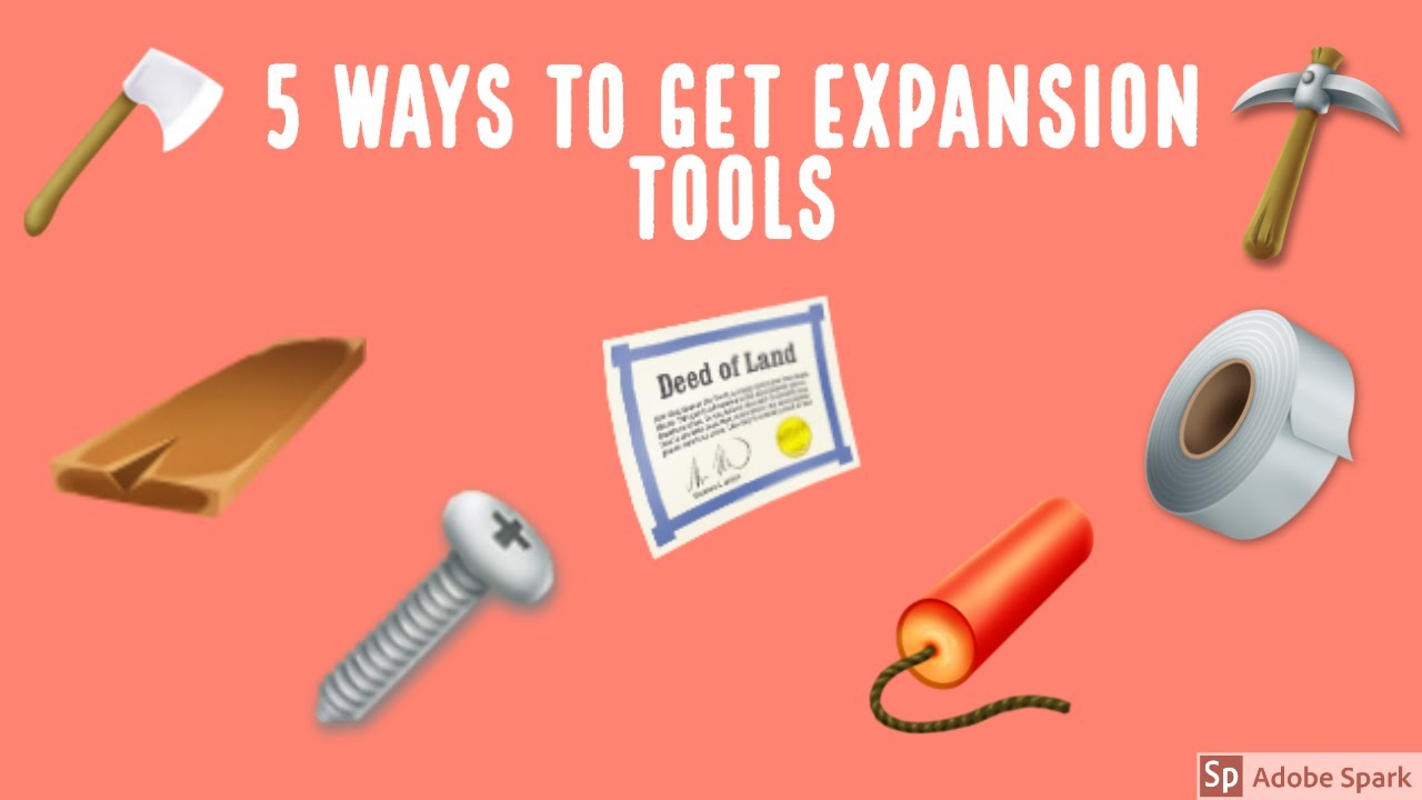 5 Ways to get Expansion Tools - YouTube