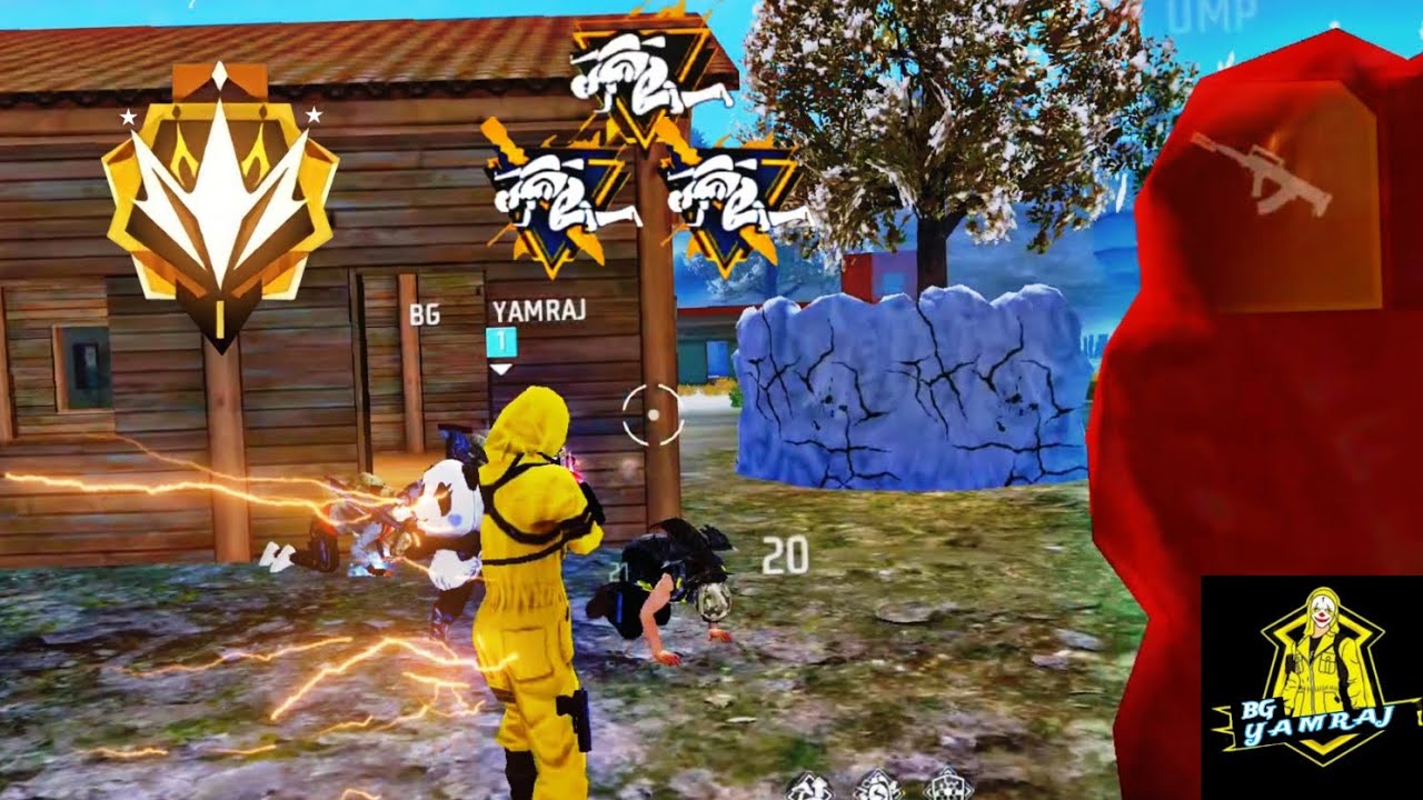 GARENA FREE FIRE - 🟡yellow criminal CS RANKED GAMEPLAY || FREE FIRE JOD ...