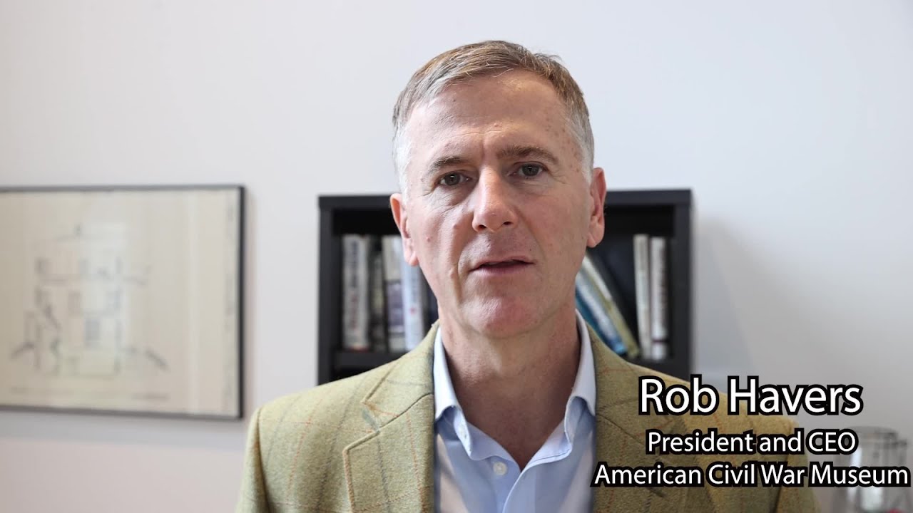President and CEO of the American Civil War Museum Rob Havers speaks ...