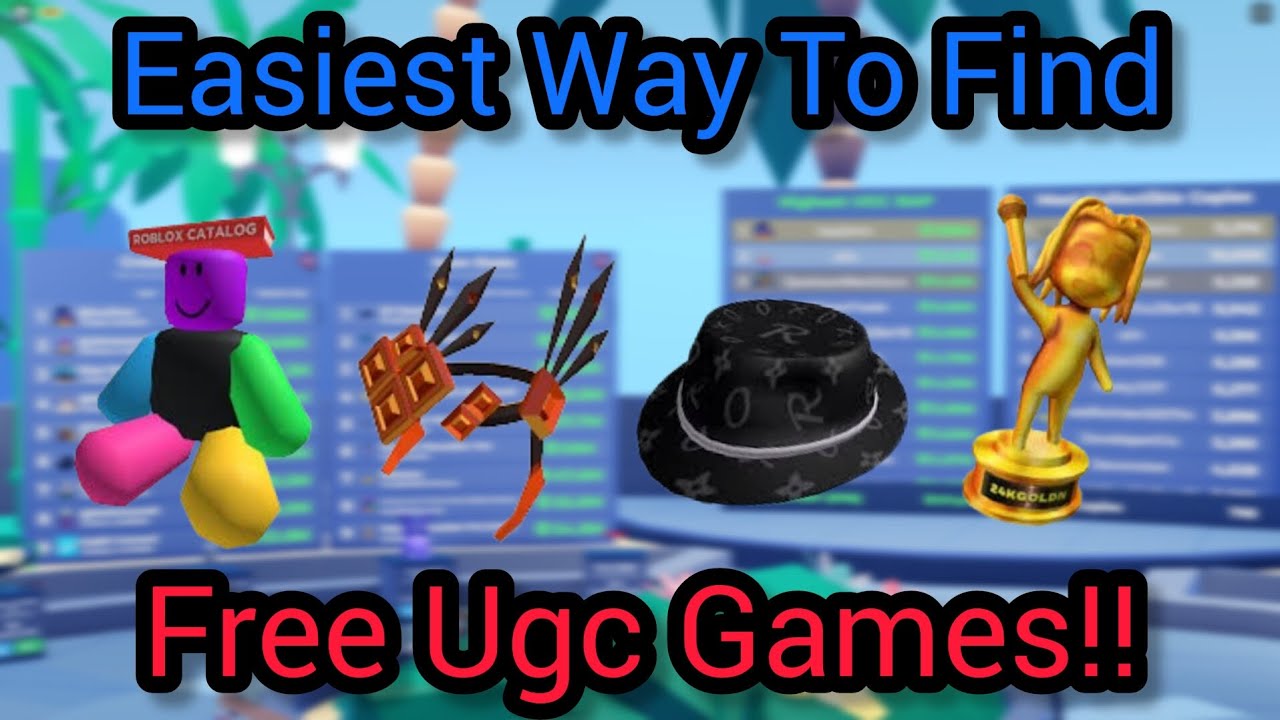 The Easiest Way To Find Free Ugc Games! - YouTube