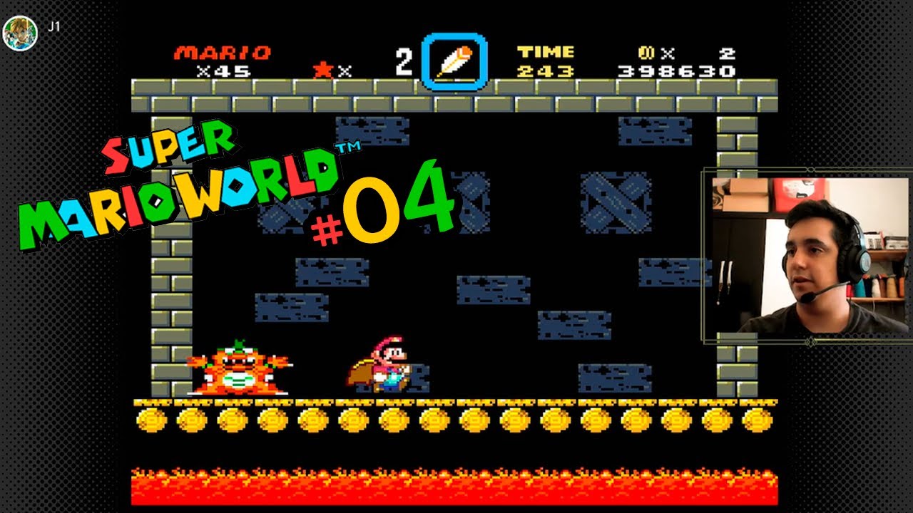 Mais um Castelo e as cavernas Vanilla! Super Mario World no Nintendo ...