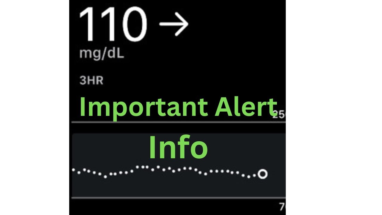 Critical Info on Alerts - Dexcom G7, Iphone, and Apple Watch - YouTube