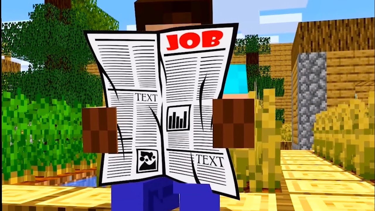 minecraft Job Animation 😱 #minecraft #job - YouTube