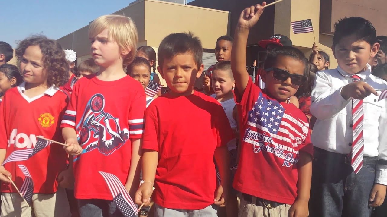 Bing Wong Kindergartners representing USA - YouTube