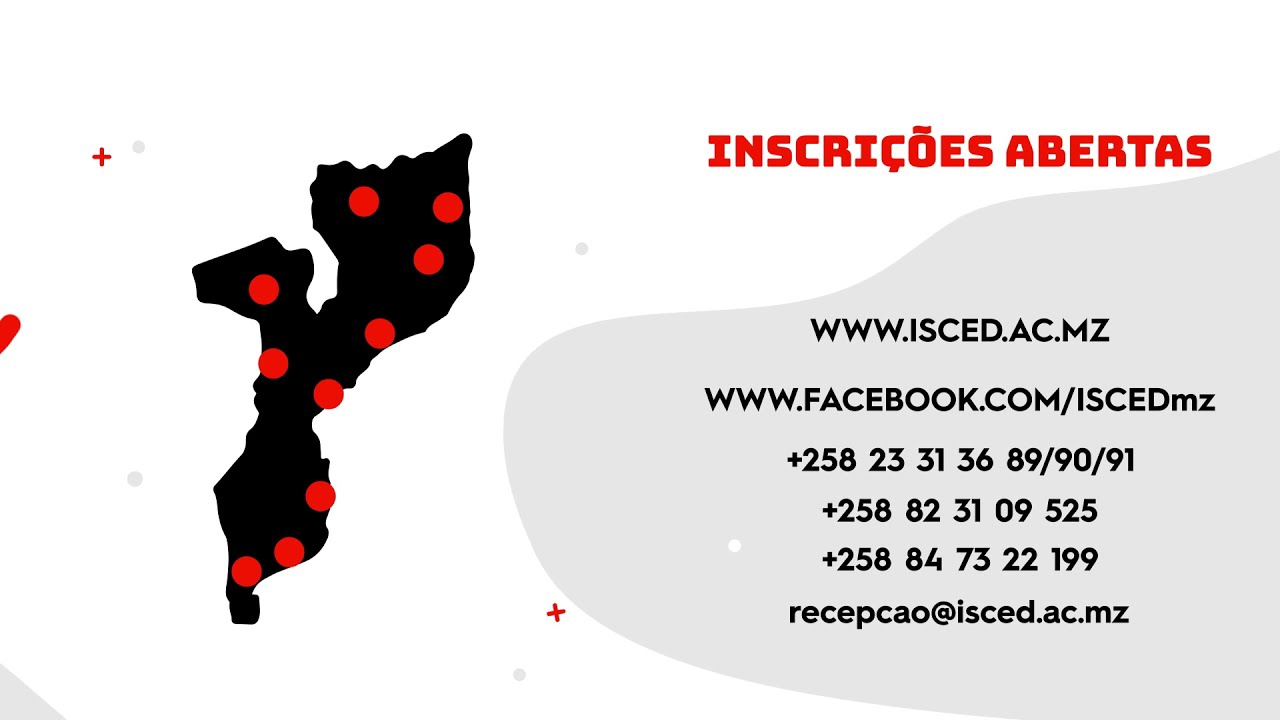 INSCRIÇÕES ABERTAS ISCED 2021 - YouTube