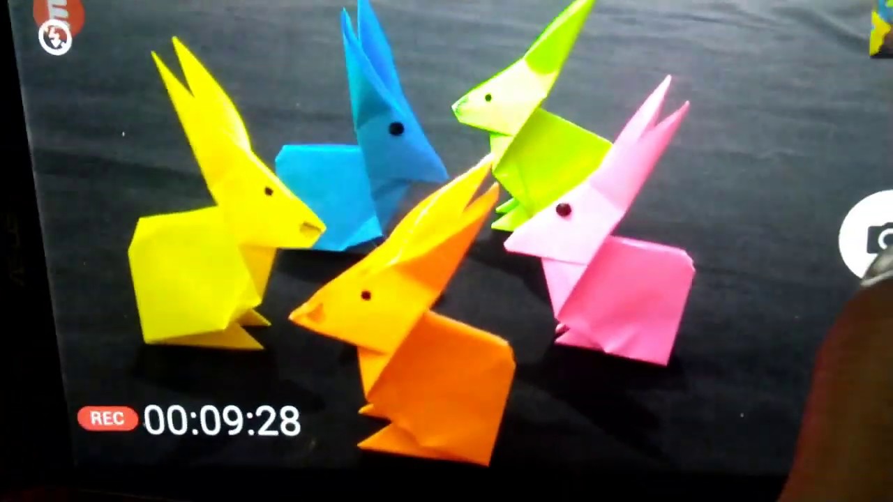 Paper Rabbit Origami | Paper Rabbit | paper rabbit easy | Paper craft ...