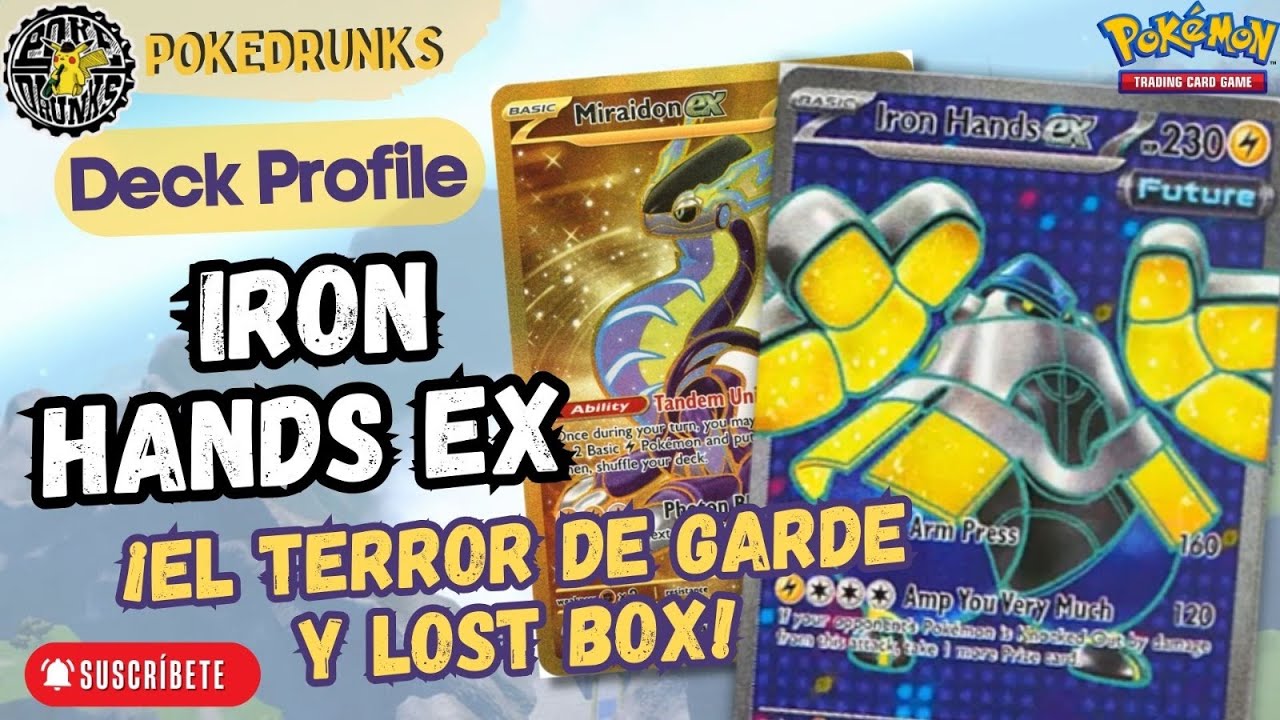 Pokemon TCG Paradox Rift Iron Hand Ex Deck Profile en español | La ...