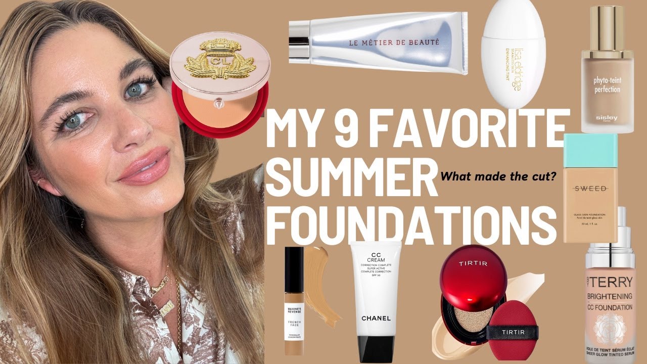 My 9 Most Used Foundations (ALL Price Points) for Summer - YouTube