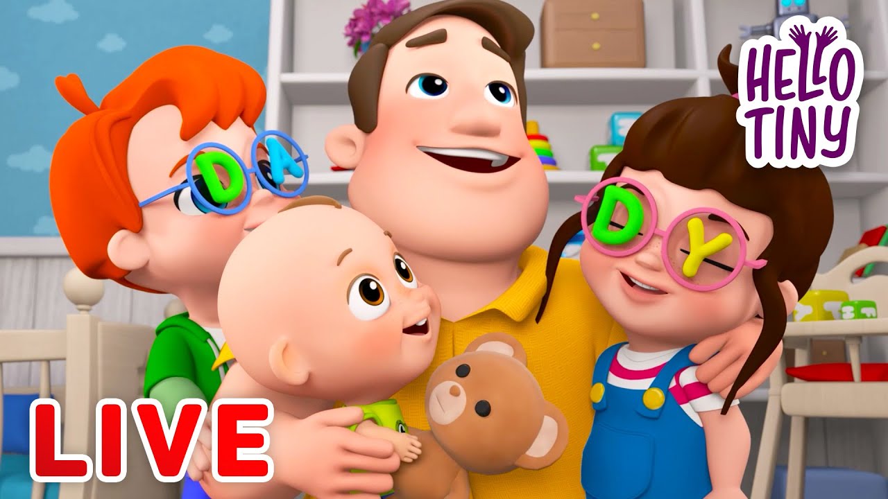 [🔴LIVE ] Baby Shark and more! | Hello Tiny Best Kids Songs and Nursery ...