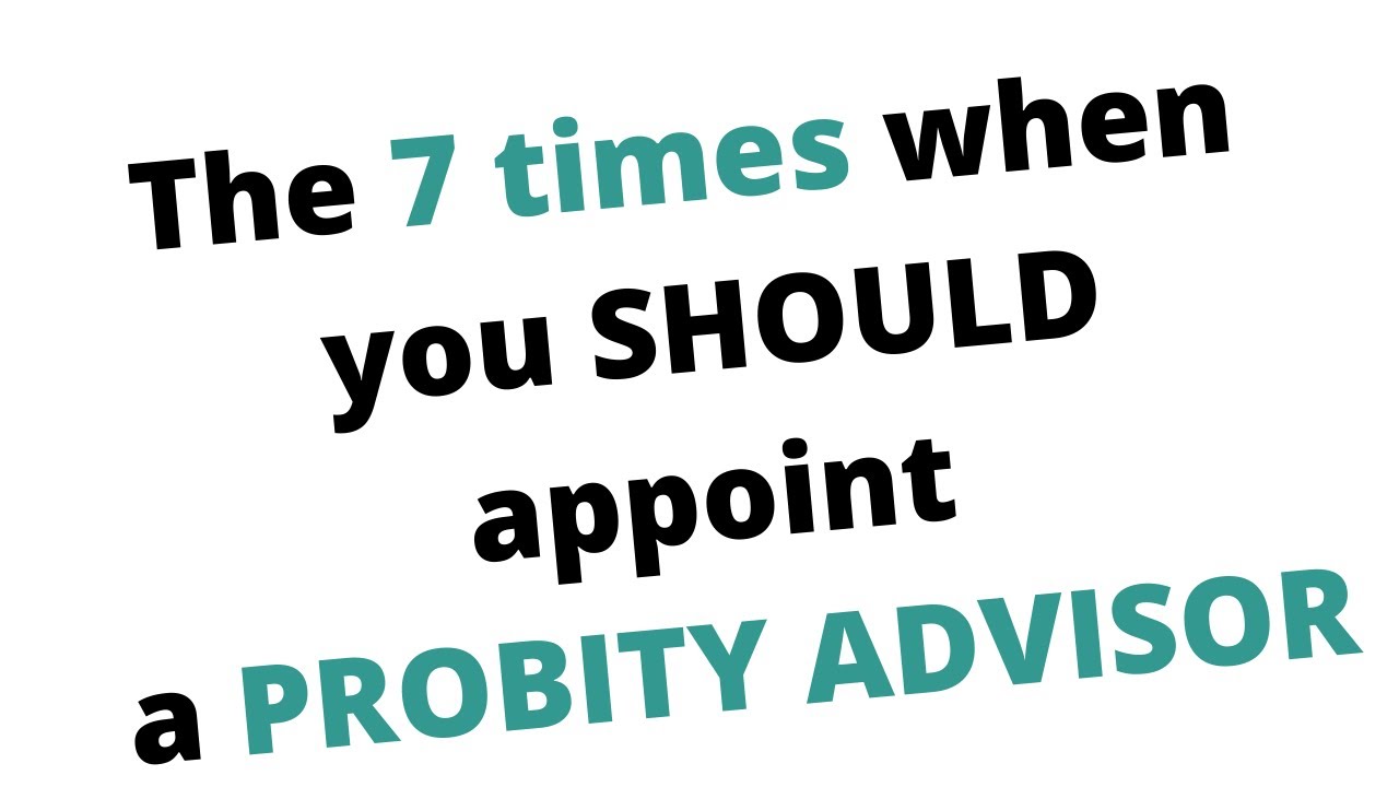 When should you appoint a Probity Advisor? - YouTube