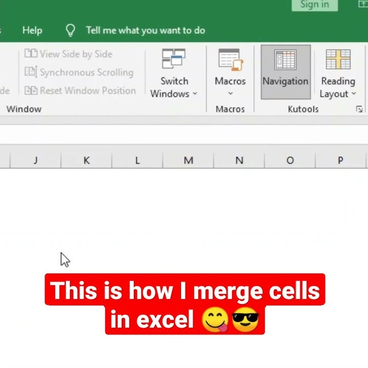 Merge Cells Quickly In Excel Shorts Exceltutoriales Youtube 
