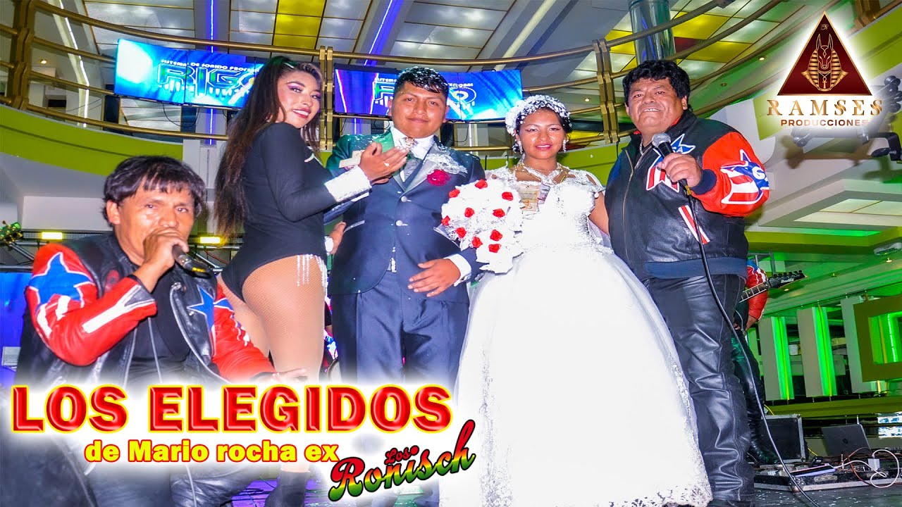 LOS ELEGIDOS DE MARIO ROCHA - EN VIVO - NUESTRA BODA OSWALDO Y YADIMAR - YouTube