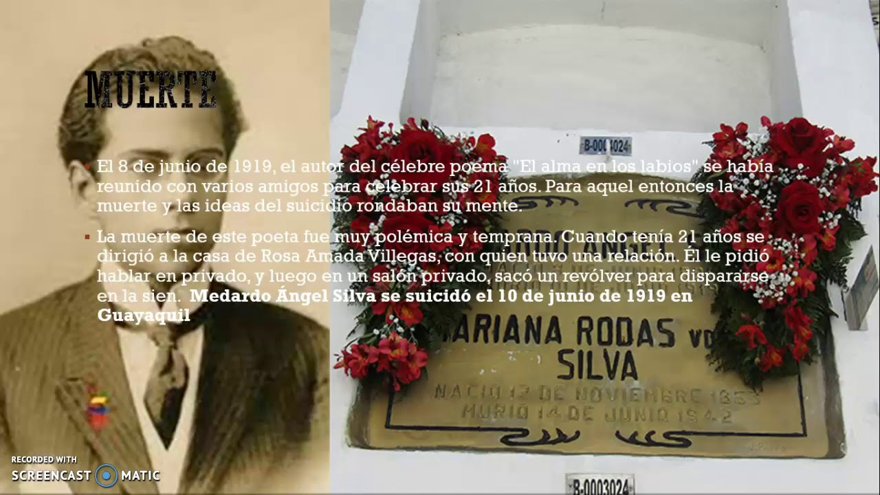 Medardo Angel Silva un poeta ecuatoriano - YouTube