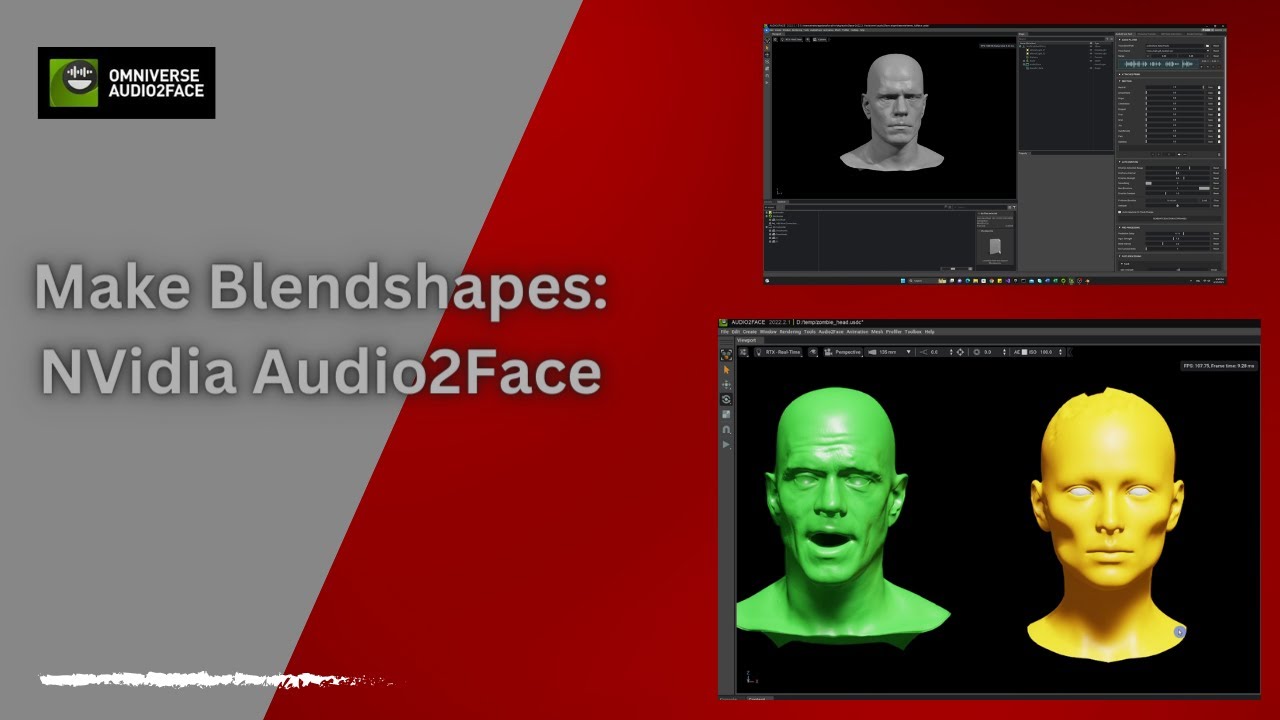 Audio2Face Nvidia Omniverse | Make Shapekeys in Blender - YouTube