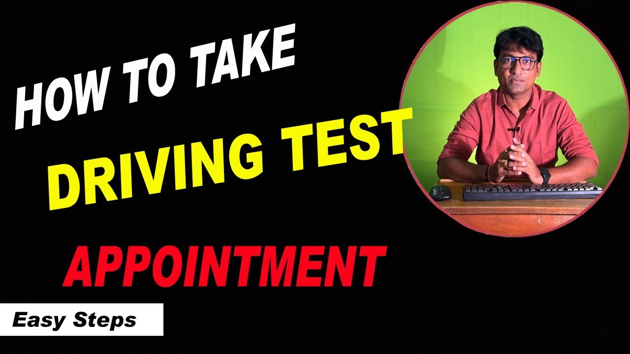 Online Process For Driving Test Appointment - YouTube