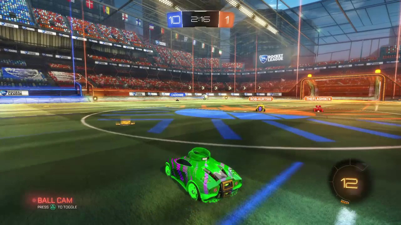 Rocket League®Painted Forest Green Endo With 20XX Decal Game Play ...