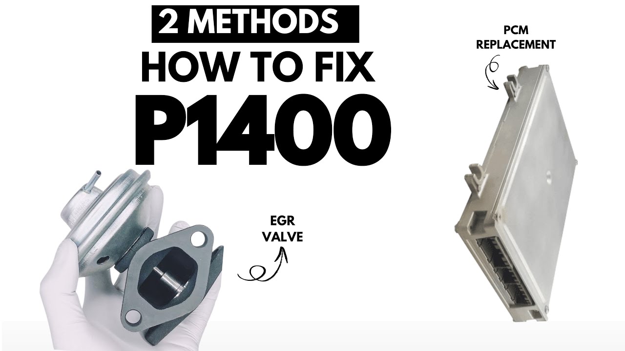 How to Fix P1400 Engine Error Code with 2 Methods - YouTube