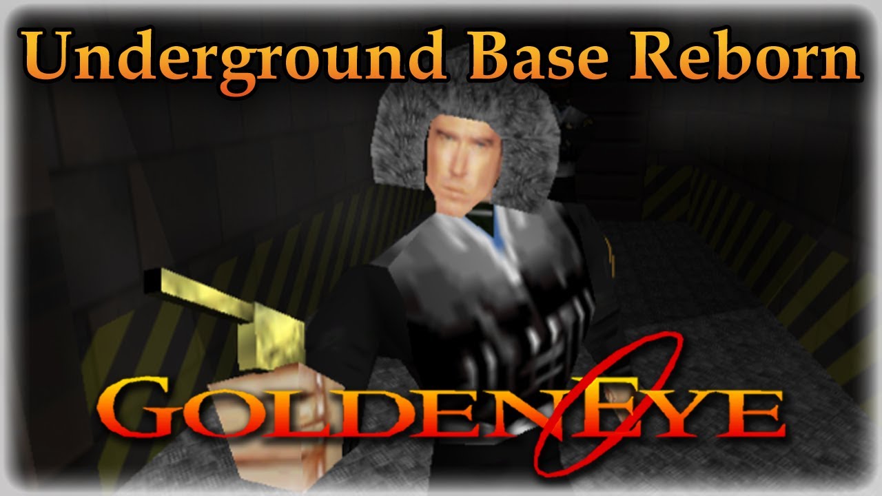 GoldenEye 007 N64 Custom Level - Underground Base Reborn - YouTube