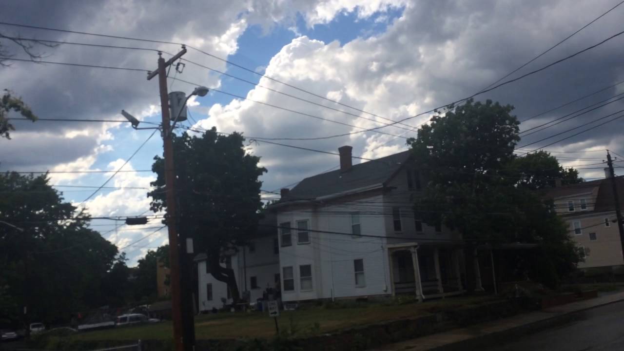 Thunderstorm in Malden, MA - YouTube
