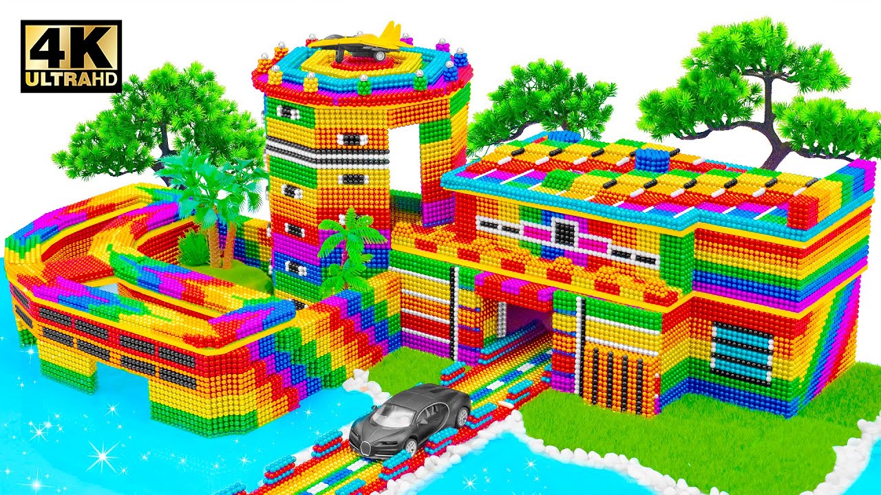 Satisfying Video | DIY Build The MOST Triskelion Marvel From Magnetic ...