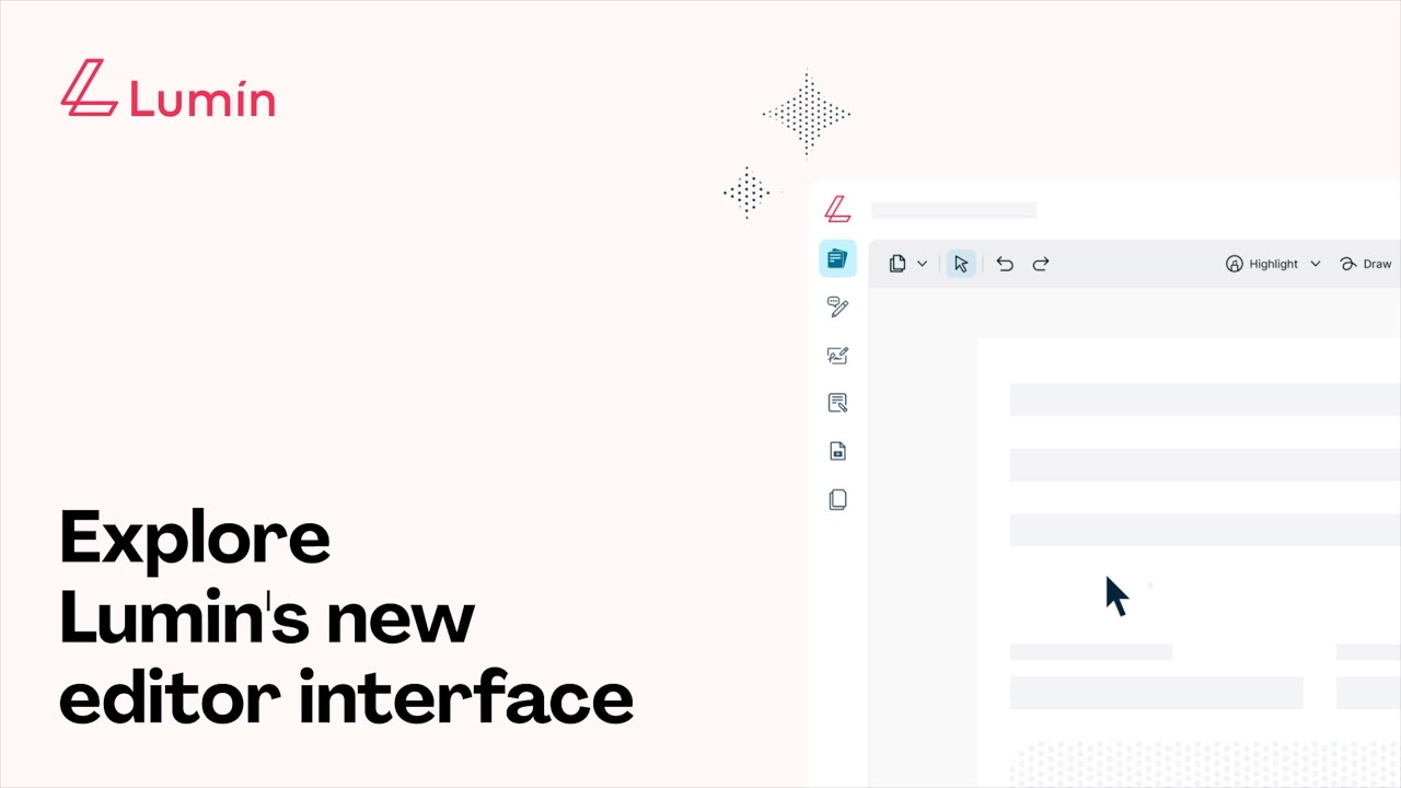 Explore Lumin's new editor interface - YouTube