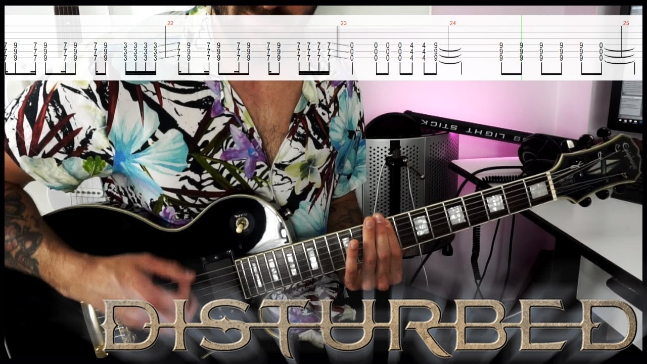 DISTURBED - Voices [GUITAR COVER + TAB] 🎸 LESSON - YouTube