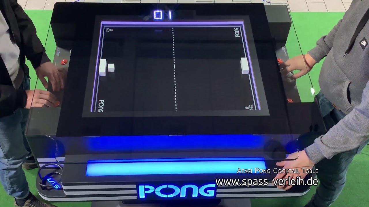 Atari Pong Cocktail Table Tisch Youtube