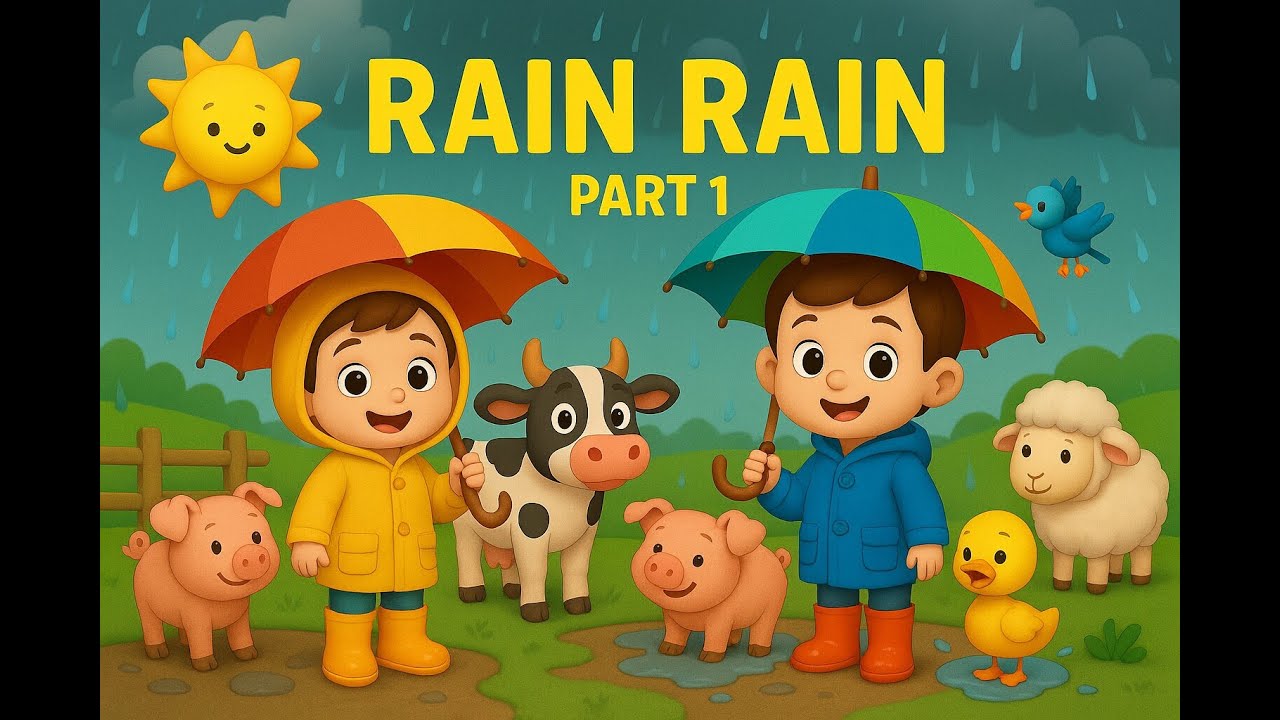 Rain, Rain, Go Away Nursery Rhyme | Cartoon Animation Rhymes & Songs ...