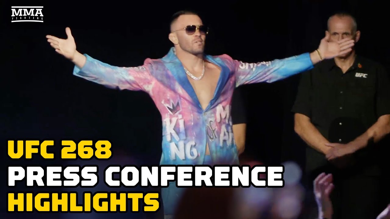 UFC 268 Press Conference Highlights - MMA Fighting - YouTube