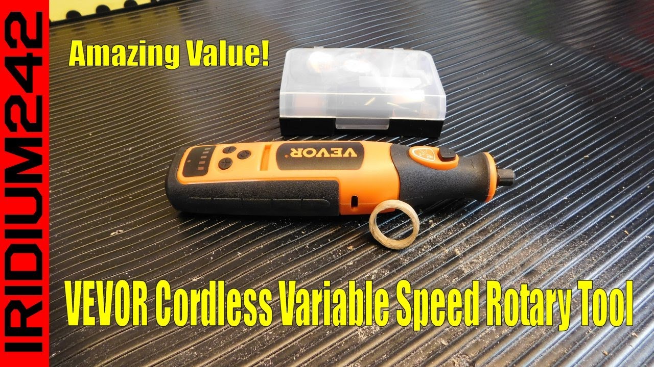 Awesome Portable Tool! VEVOR Cordless Variable Speed Rotary Tool Kit ...