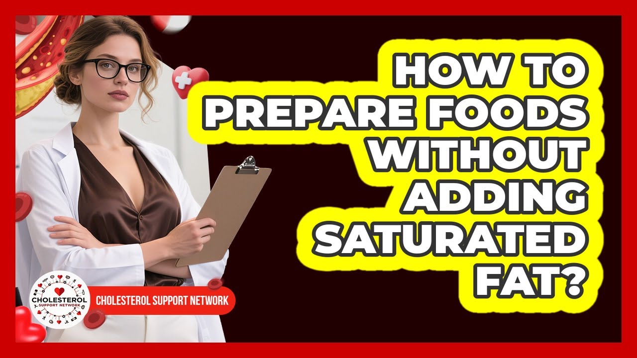 How To Prepare Foods Without Adding Saturated Fat? - YouTube
