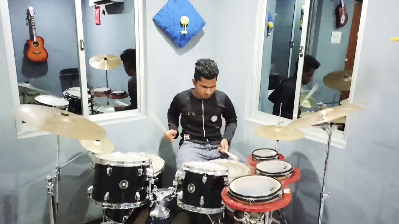 Bigulu Bigulu Theme music - Drums cover - Sevenex Surya - YouTube