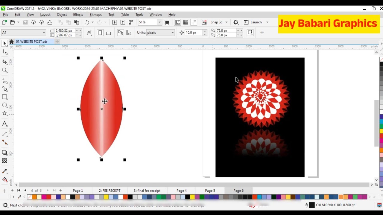 How To Make A Simple 3D Logo In CorelDraw//Graphic Design Tutorial//Jay ...