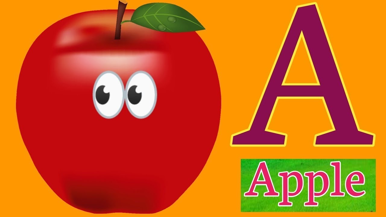 ABC SONGS | A For Apple and more sing Along Kids Songs , phonics songs ...