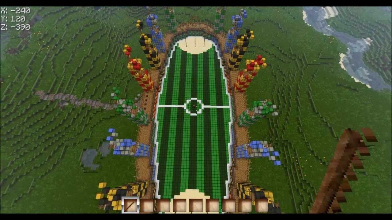 Minecraft Quidditch-Stadion [Beta Version] [Harry Potter] - YouTube