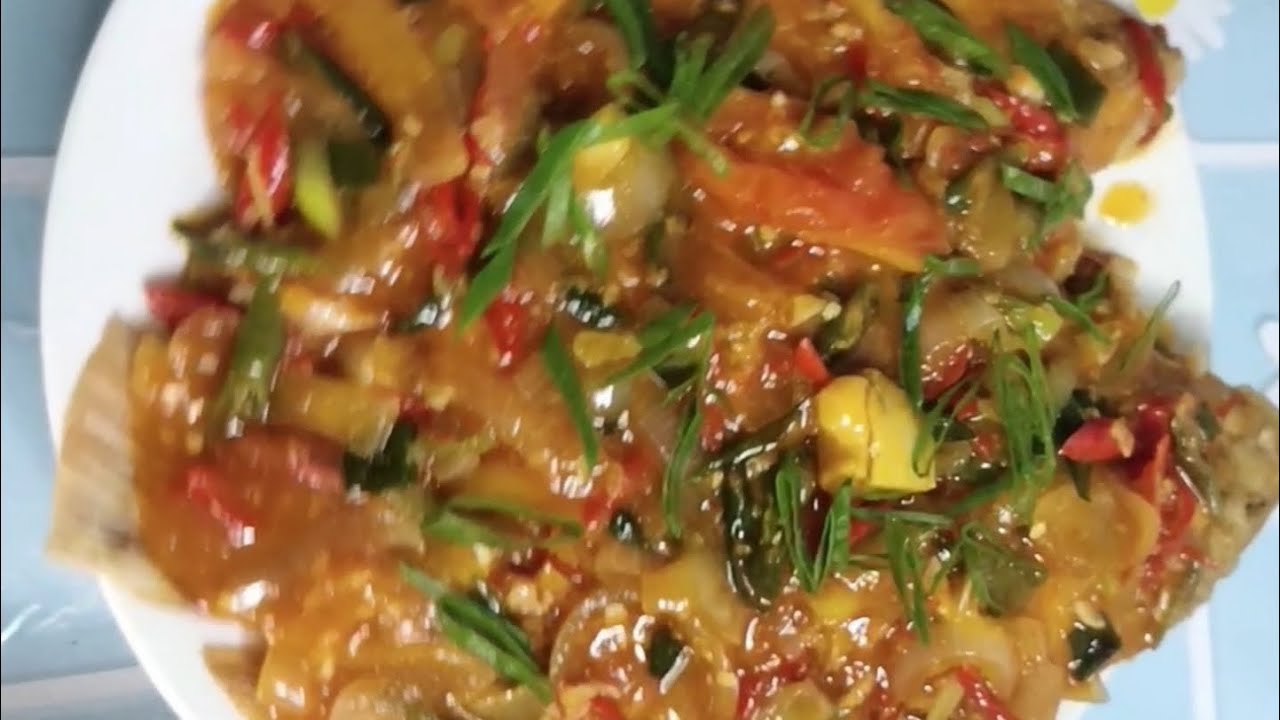 Masak saos ikan gurami - YouTube