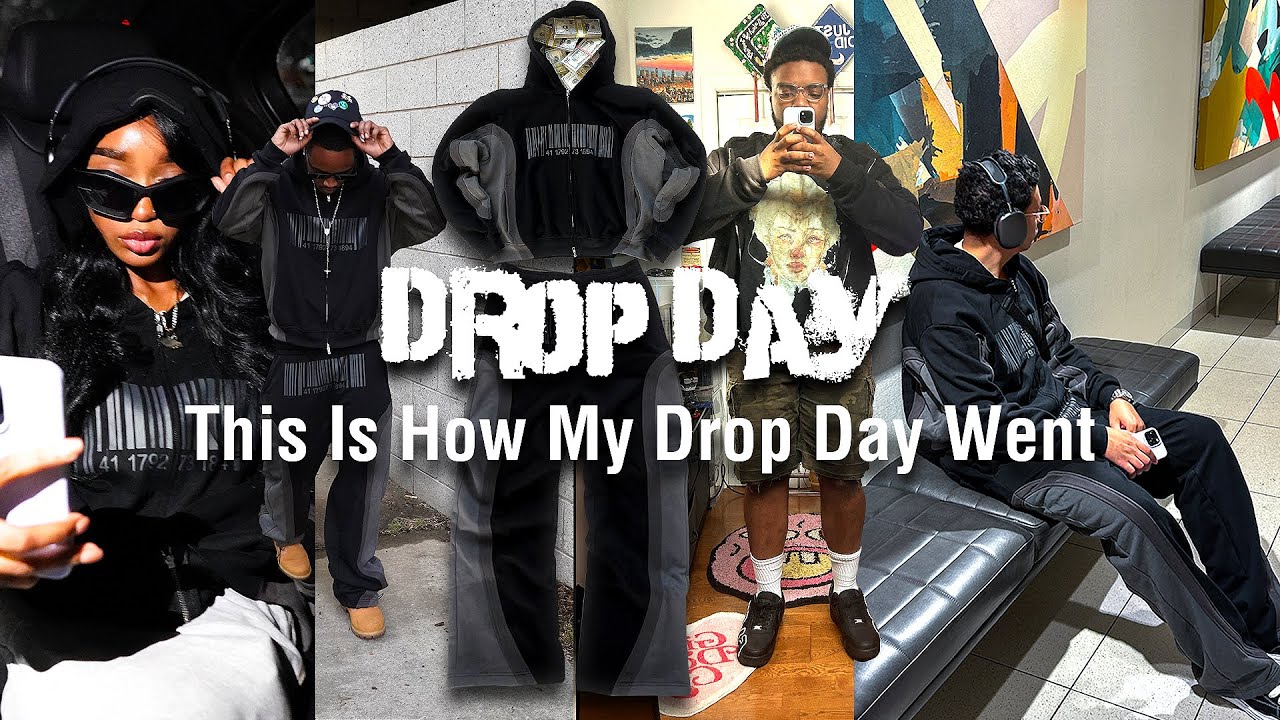 THIS IS HOW MY DROP DAY WENT AS A 6 FIGURE CLOTHING BRAND OWNER 📉 - YouTube