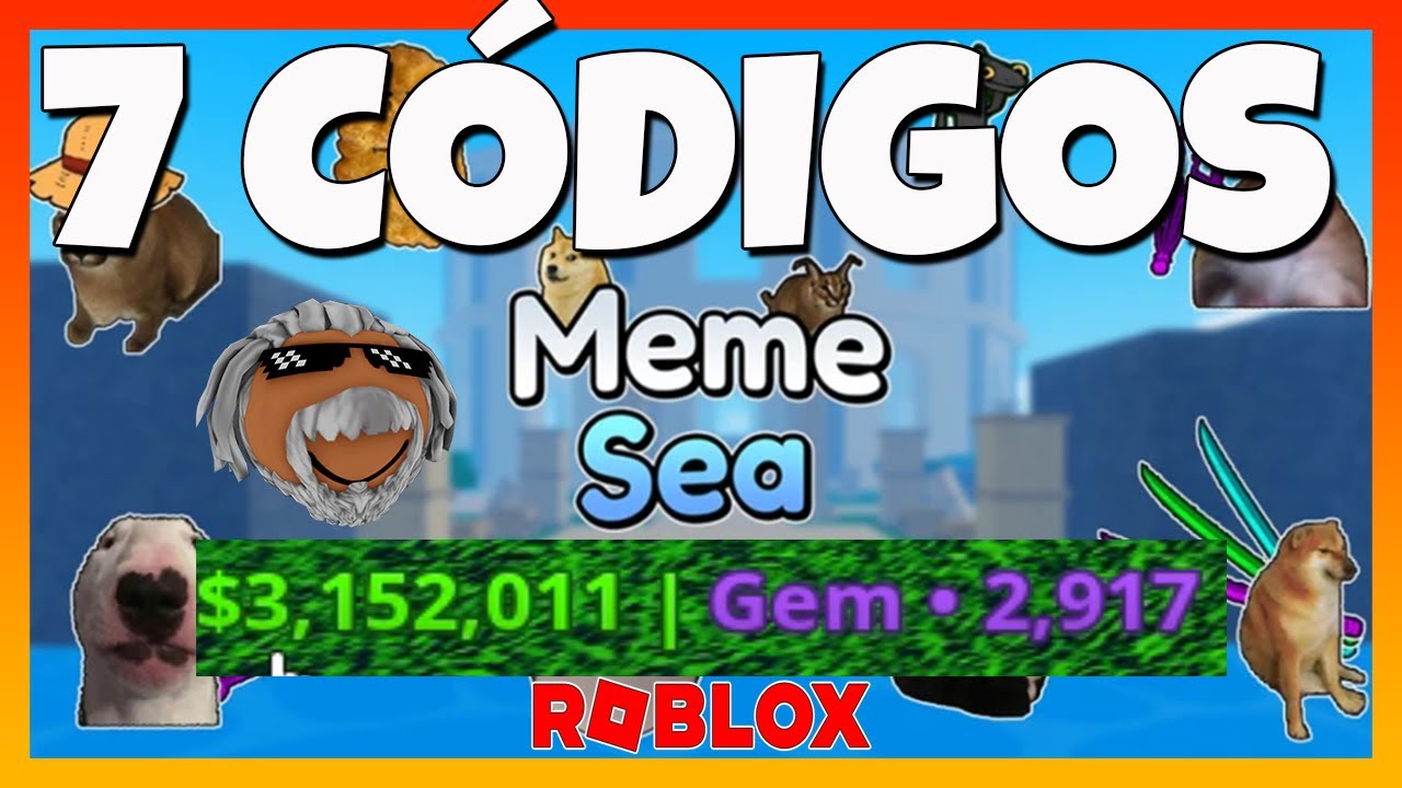 7 NUEVOS CÓDIGOS de 🌊MEME SEA 🌊 Update 3 🌊 +3 millones de $ 🌊 Roblox 🌊 ...