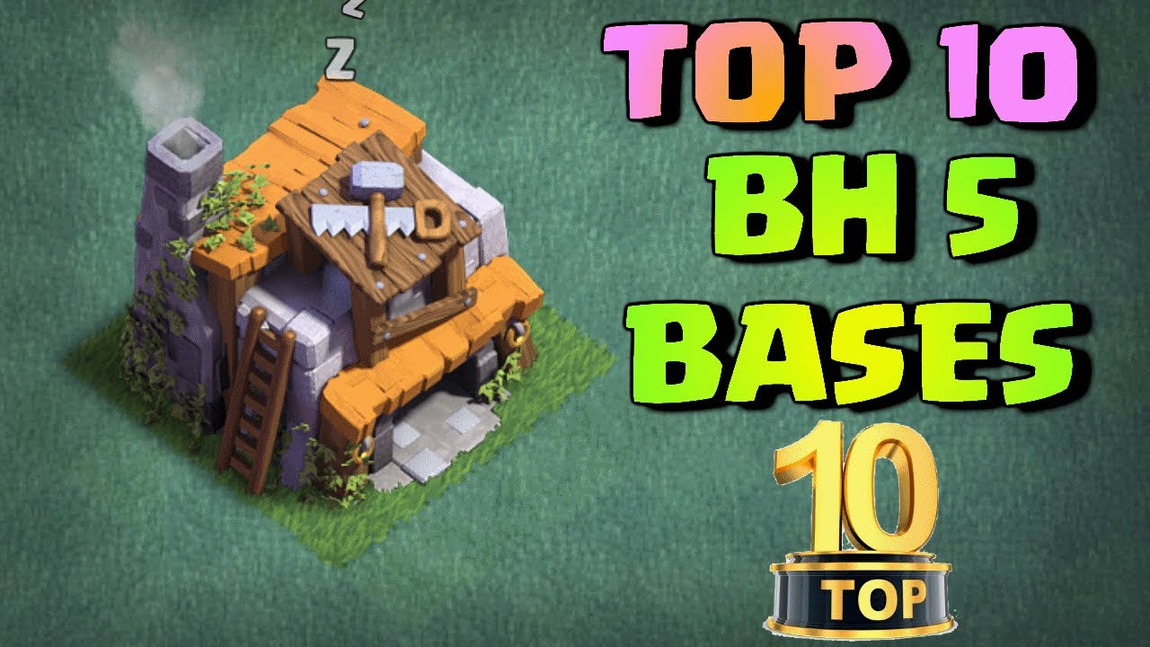 TOP 10 BEST Builder Hall 5 BH5 Base Designs NEW Builder Base Layout ...