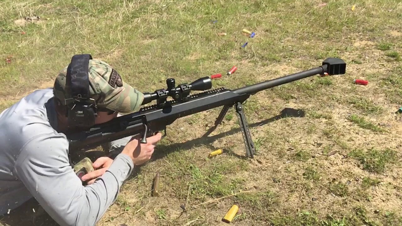 DJ's First Time Shooting a Barrett M99 - YouTube