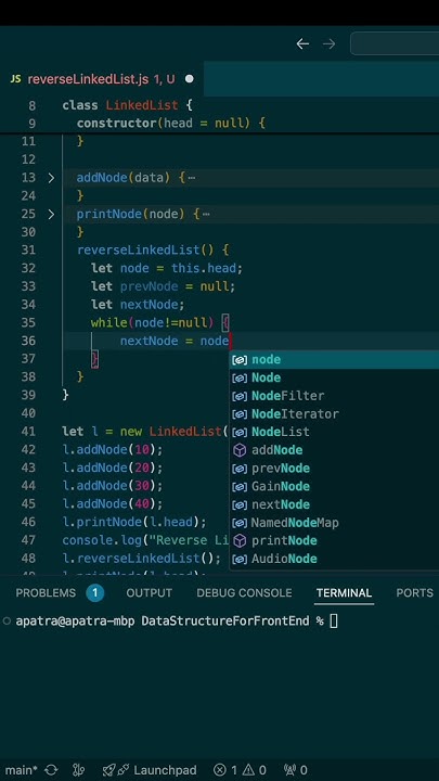 Reverse the LinkedList in Javascript #datastructure #linkedlists # ...