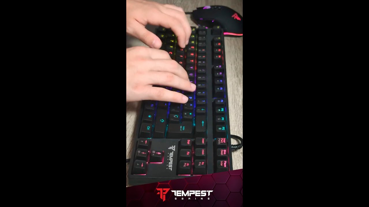 Switch azul + Teclas de doble inyección | Tempest K11 Ogre - YouTube