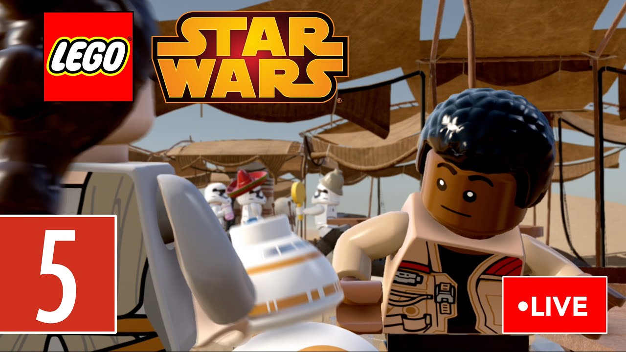 Let's Stream | Lego Star Wars The Force Awakens #5 (ft. KidHaru) - YouTube