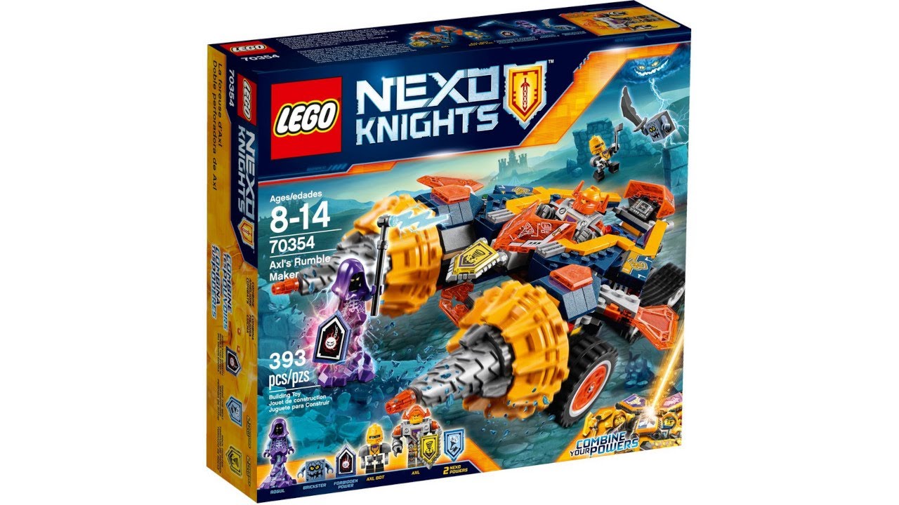 LEGO 70354 Instructions | Nexo Knights | Axl's Rumble Maker | Season 4 - YouTube