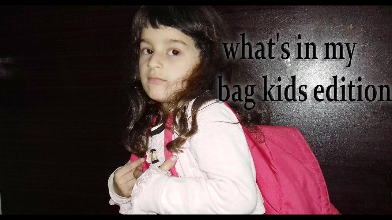 What's in my BAG | Kids Edition | - YouTube